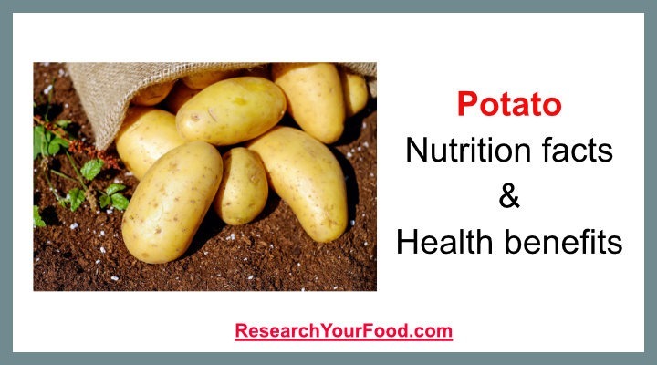Potatoes: Nutrition facts & health benefits | Research Your Food