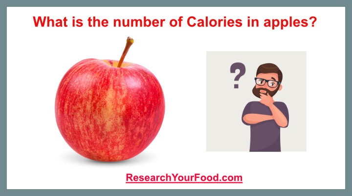 What is the number of Calories in apples? | Research Your Food